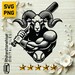 Ram Football SVG | Muscular Ram Mascot Clipart | Football Team Design ...