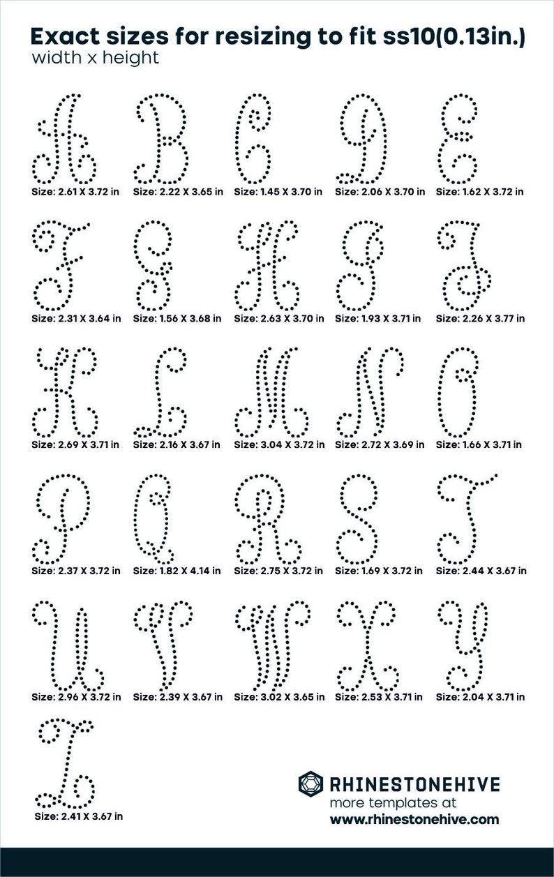 Monogram Style Letters Alphabet Digital Download, Svg, Eps, Png, Dxf ...