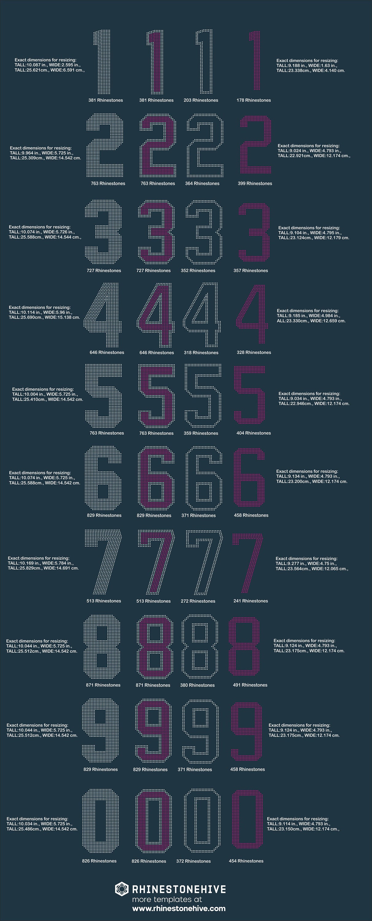 Huge Digits 4 Styles Sport Digital Download Svg Eps Png - Etsy