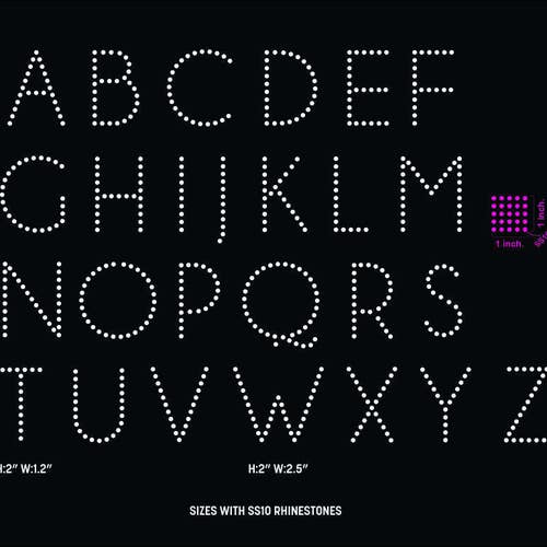 Bold Outline Letters Alphabet Digital Download Svg Eps Ai - Etsy