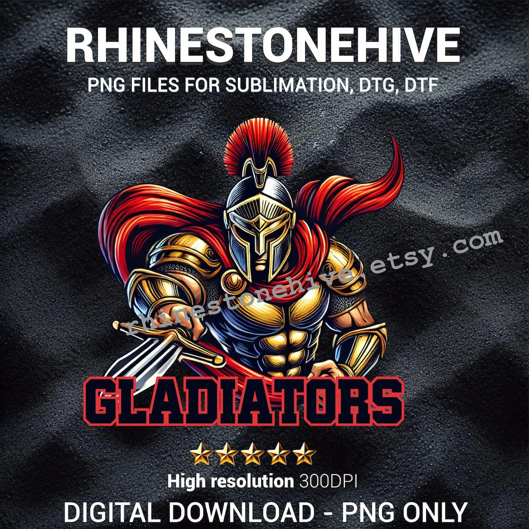 Epic Gladiators Warrior Design, Gladiators , Sublimation Design, Mascot ...