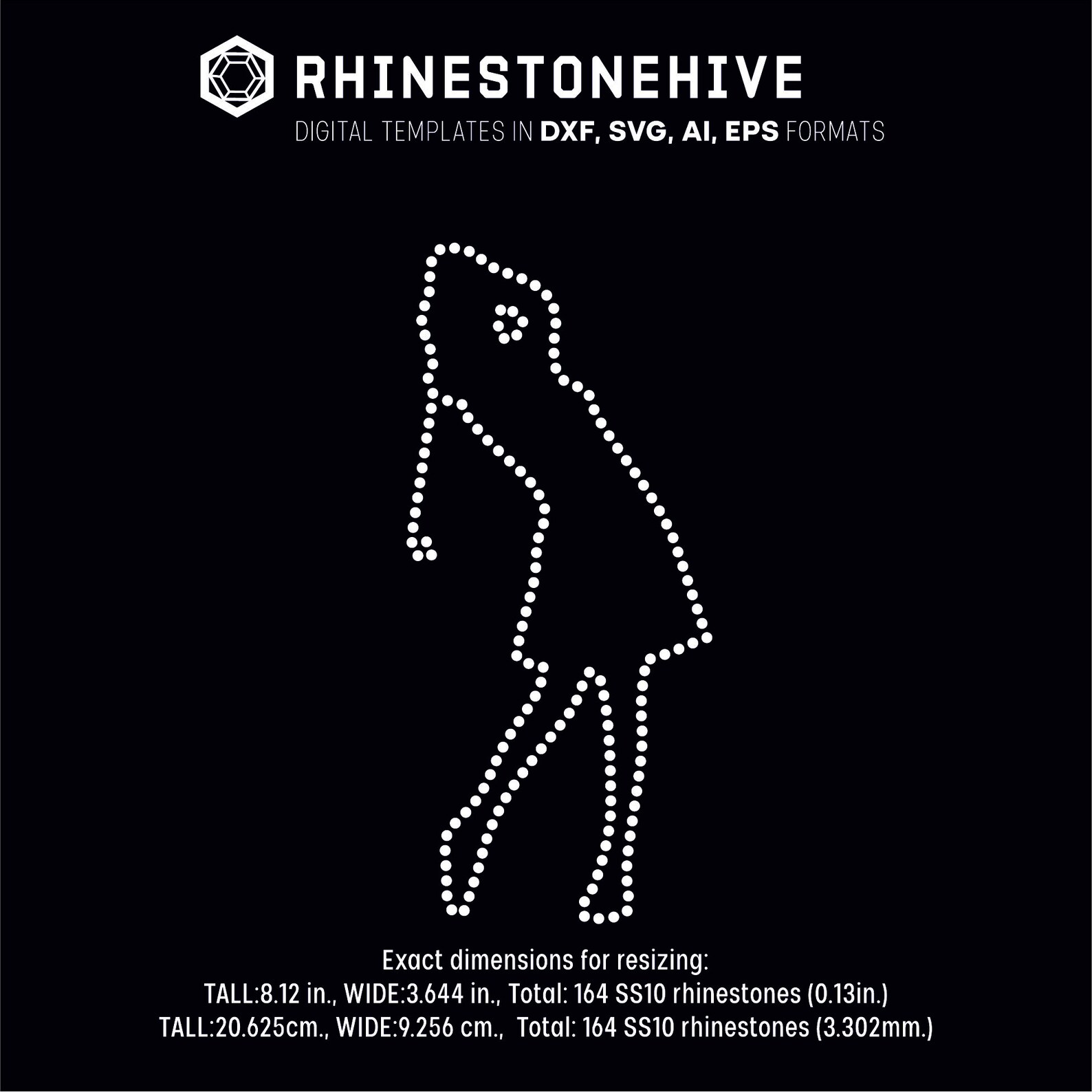 Golf Girl 2 Rhinestone Template Digital Download Svg Eps - Etsy