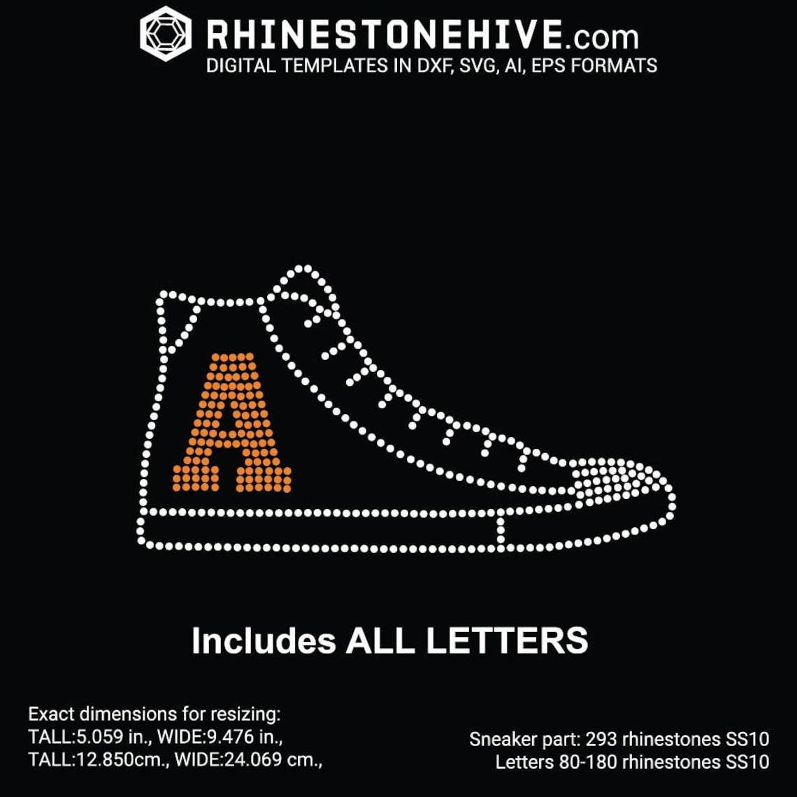 ALL Letters Sneaker Alphabet Digital Download, Svg, Eps, Png, Dxf ...