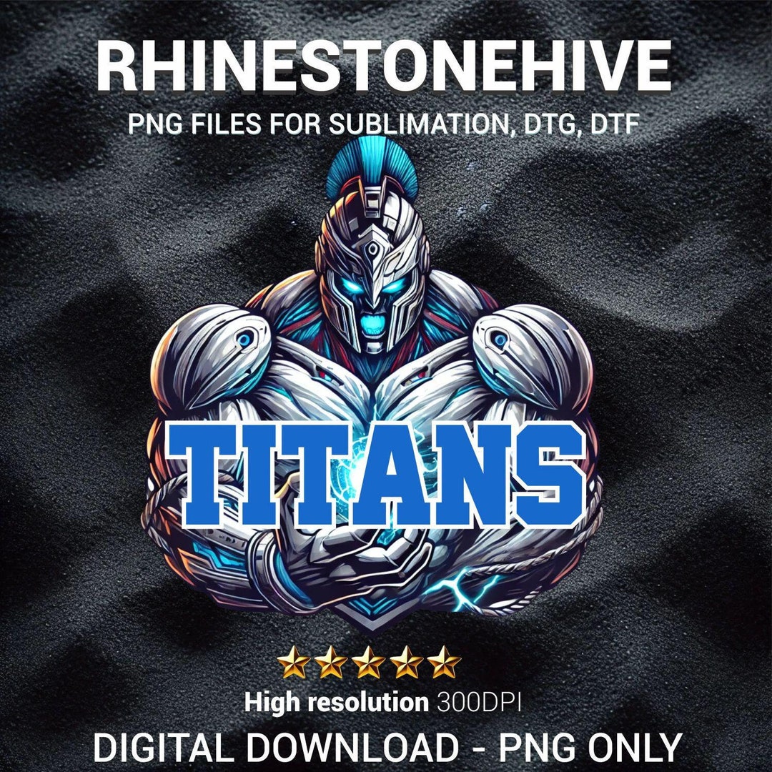 Epic Titans Design , Titans , Sublimation Design, Mascot Png, Sport Png ...