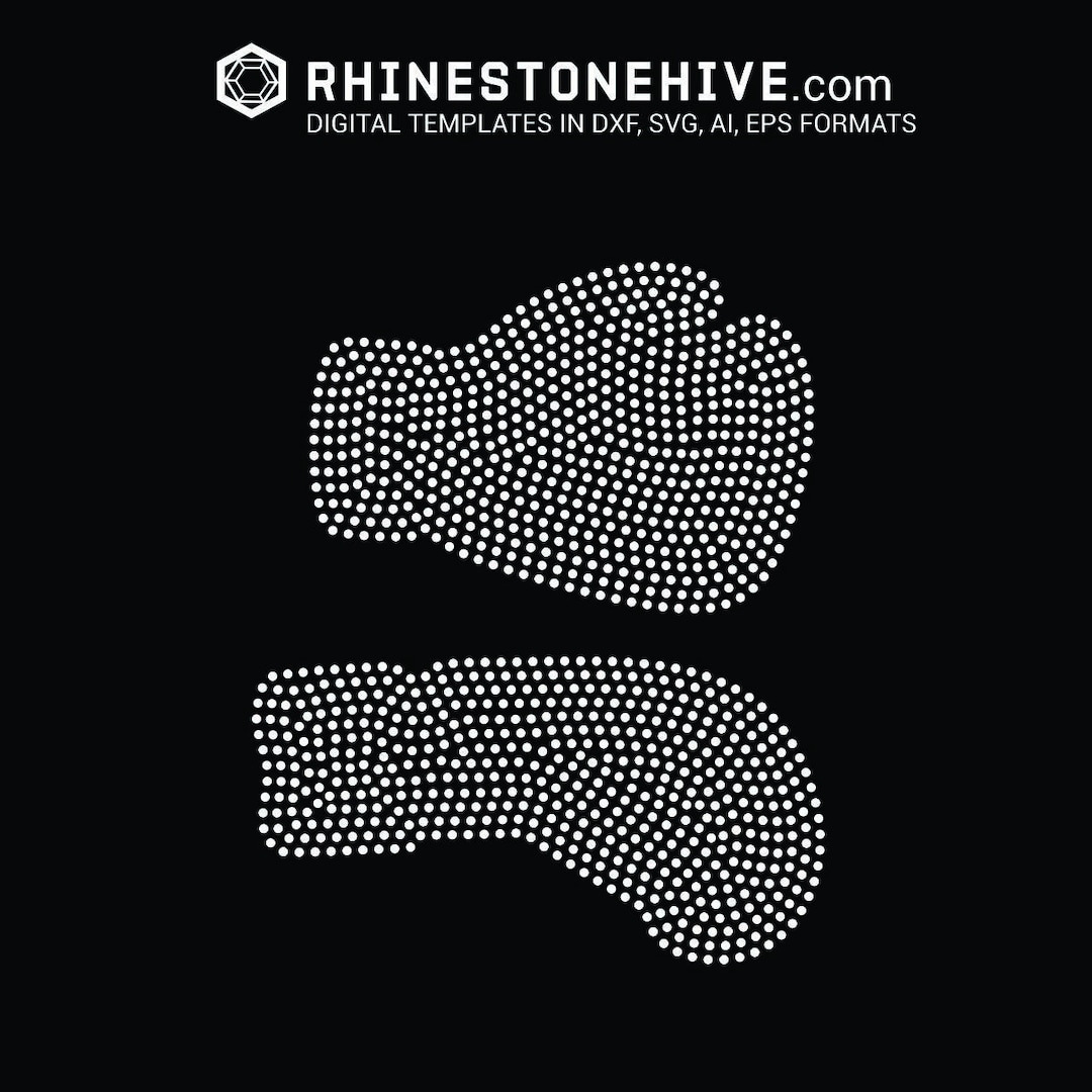 Boxing Gloves Rhinestone Template Digital Download, Svg, Eps, Png, Dxf ...