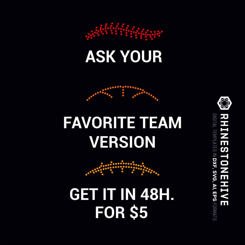 Rockets sport team baseball football basketball Rhinestone | Etsy