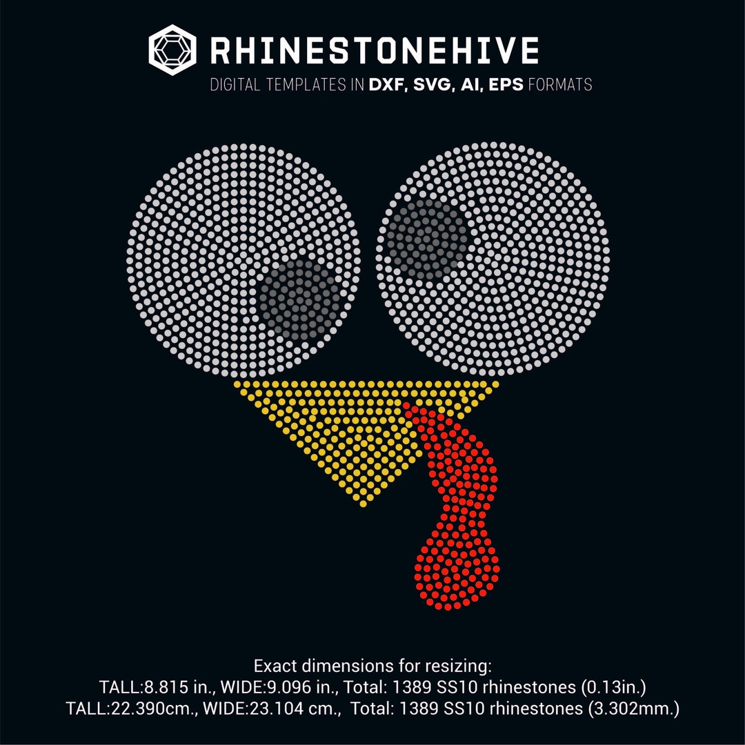 Thanksgiving Turkey Face Rhinestone Template Digital Download, Svg, Eps ...