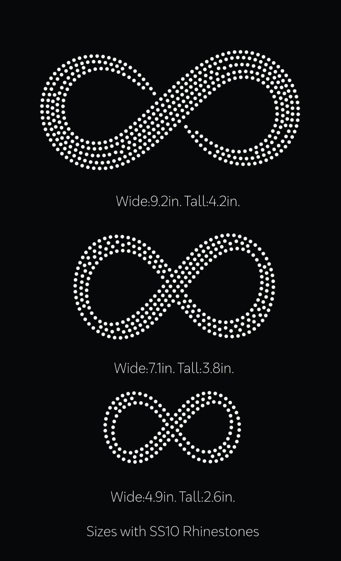 Infinity Loops Rhinestone Templates Digital Download Svg | Etsy