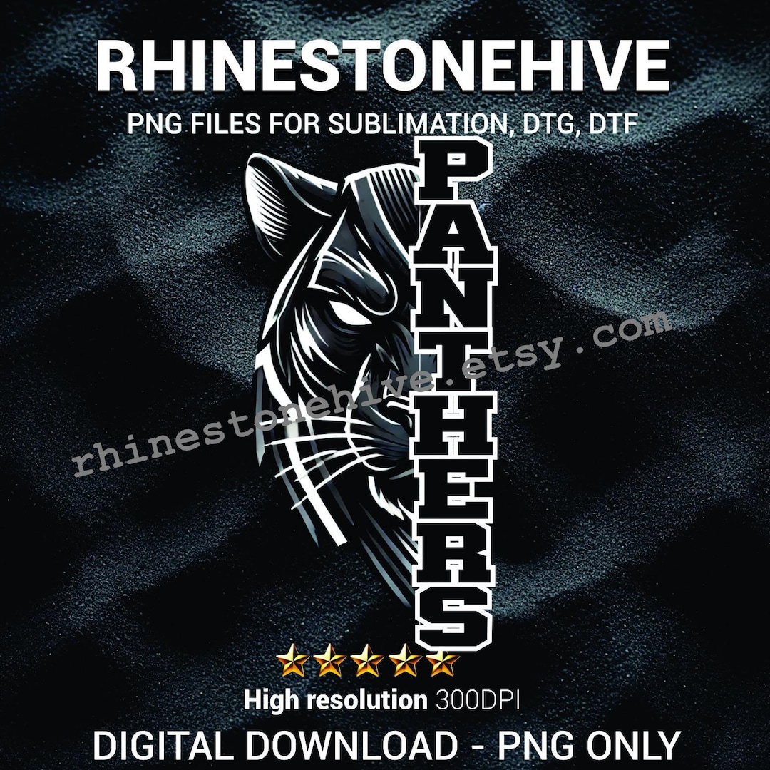 Dynamic Panther Png, Sublimation Design, Mascot Png, Sport Png, T-shirt ...
