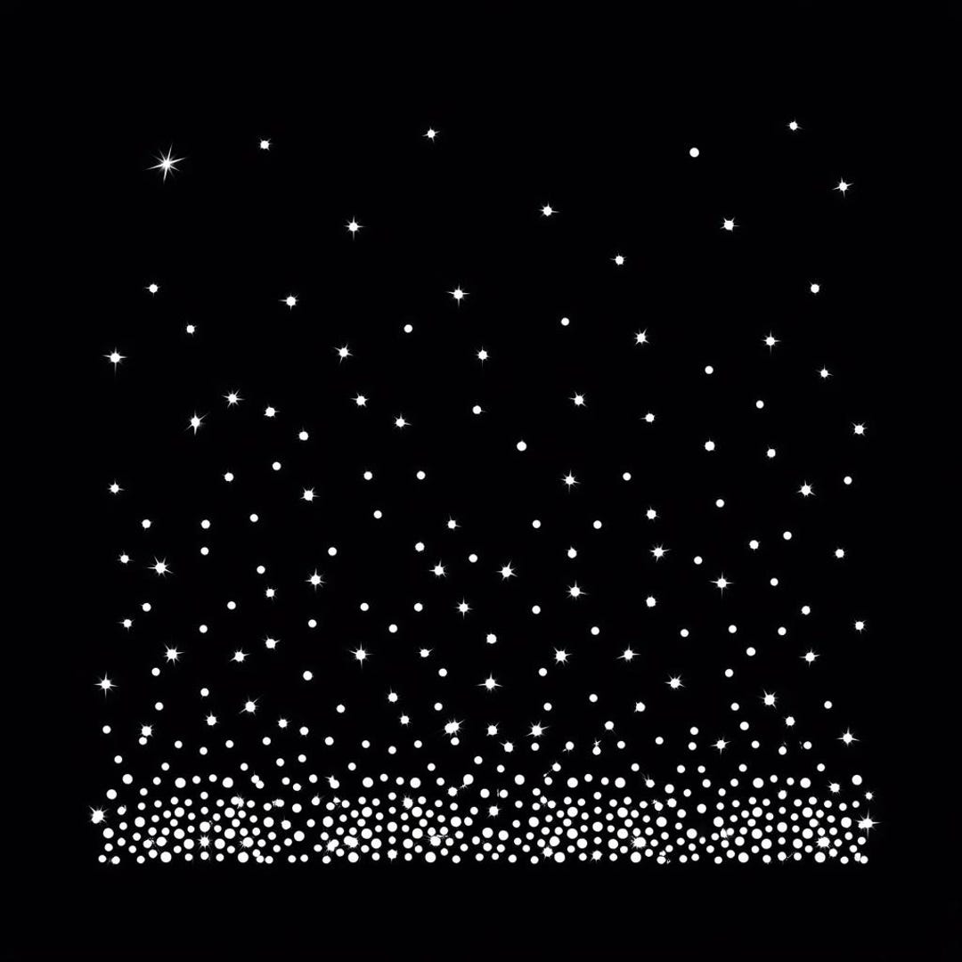 Scattered Rhinestone Template, SS10 SS16, Gradient Design (digital ...