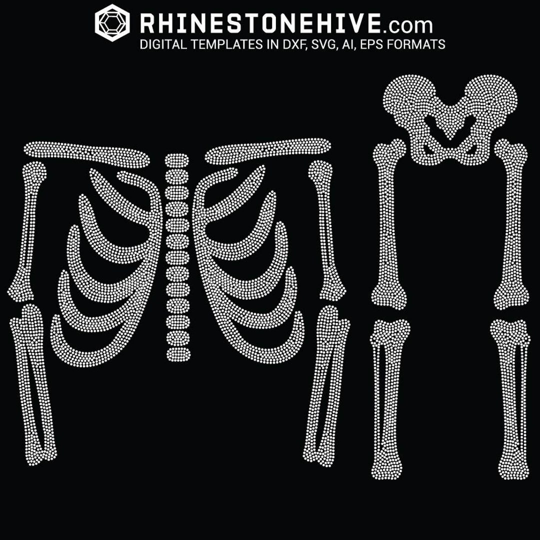 Large Printable Skeleton Parts