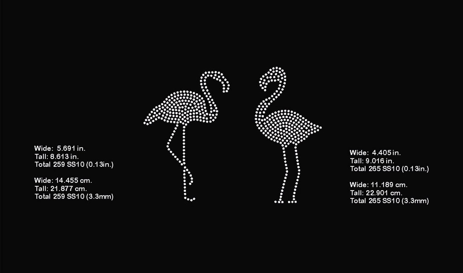 Flamingo Rhinestone Template Digital Download Svg Eps Png - Etsy