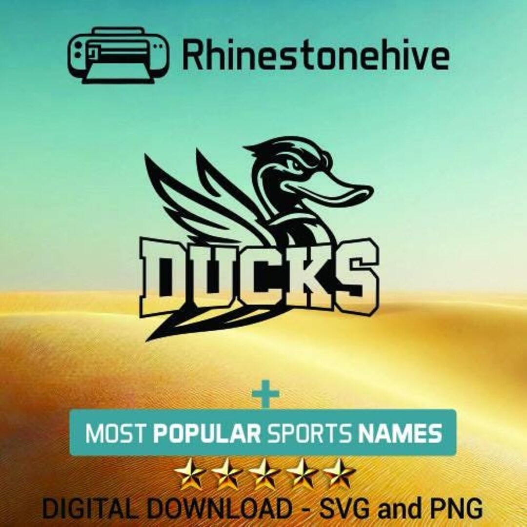 Bold Ducks Mascot SVG – Sport Team Design (digital Download) - Etsy