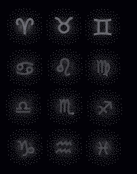 Patterns Quilting svg Cancer zodiac sign rhinestone templates Large ...