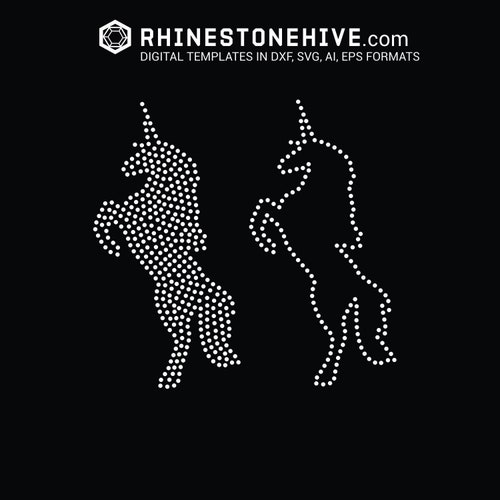 Flamingo Rhinestone Template Digital Download Svg Eps Png - Etsy