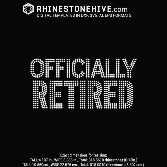 Officially RETIRED Rhinestone Template Digital Download Svg - Etsy