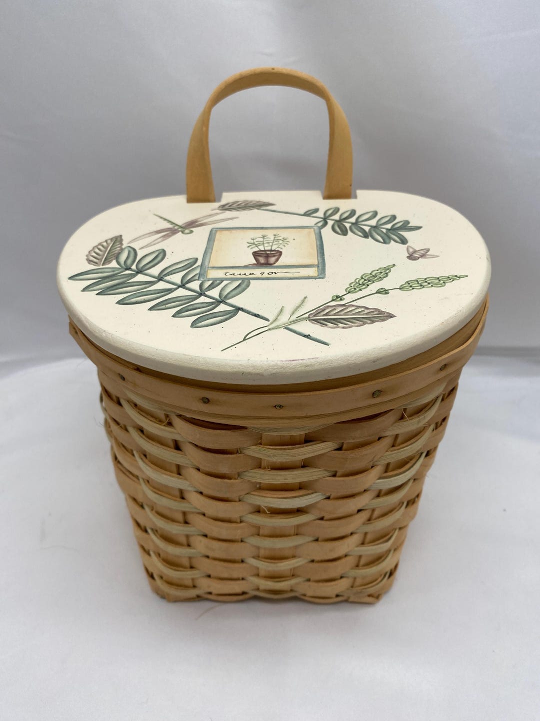 Wall/door/mail Basket With Removable Lid - Etsy