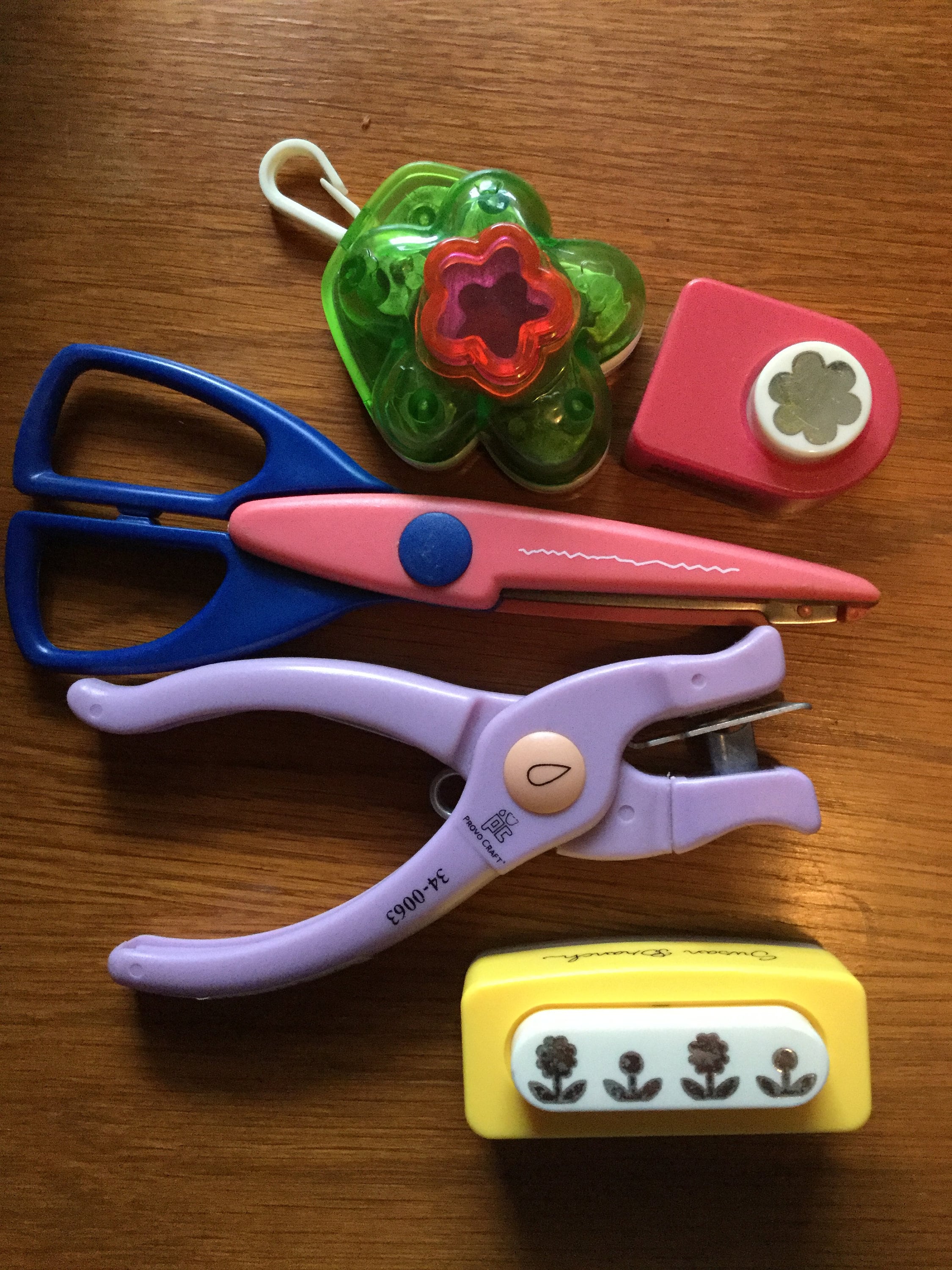 Lot of Paper Punches and Scissor, Scrapbooking, Card Making - Etsy