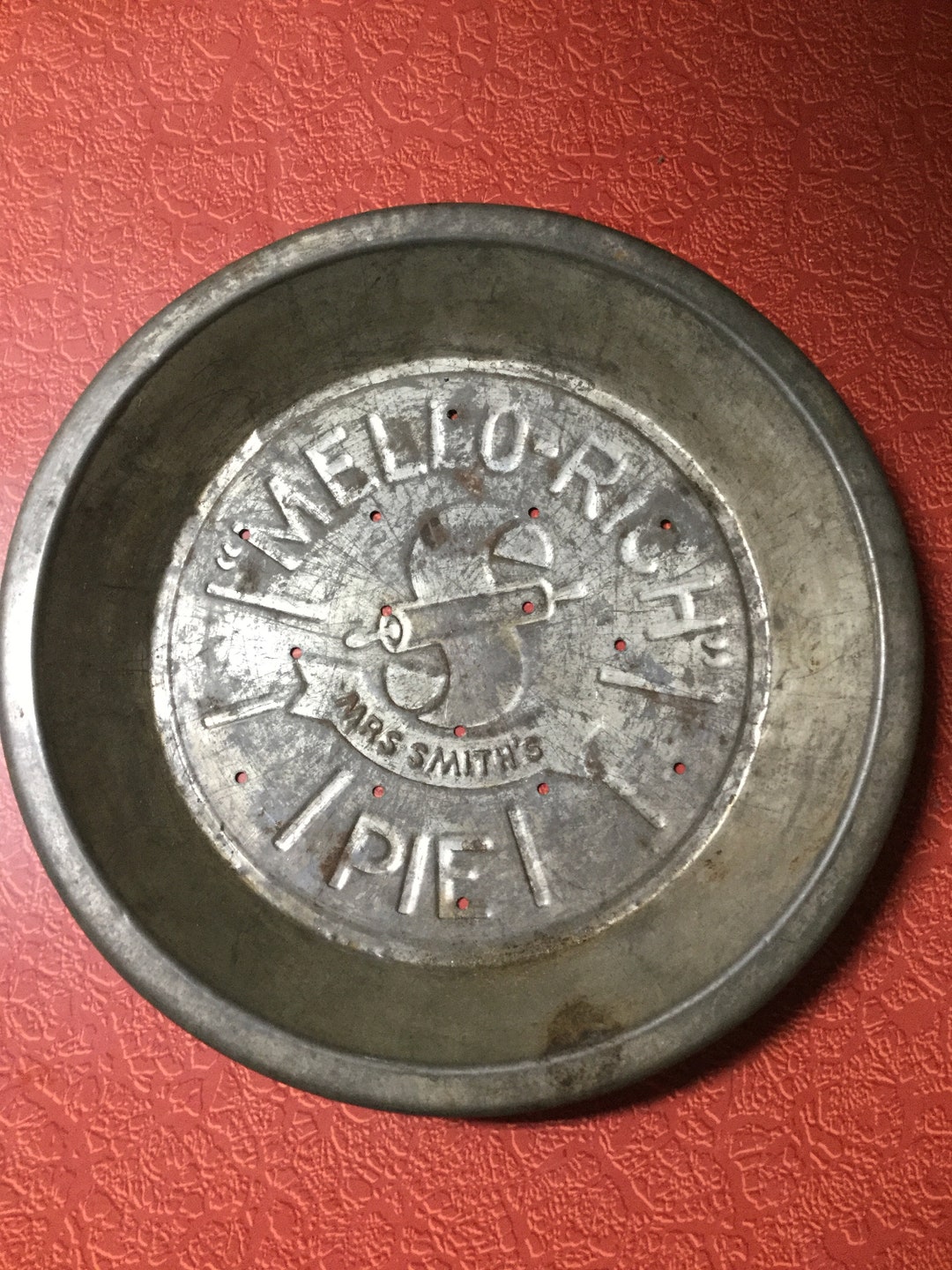 Vintage Mrs Smiths Mellow Rich Pie Pan - Etsy