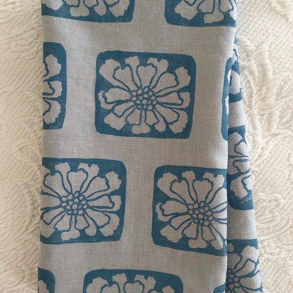 Block Print Linen - Etsy