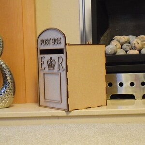 Wedding Post Box, MDF Craft Kit, Royal Mail, Cards Post Box, Flat Pack ...