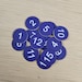 Laser Engraved Numbered Discs: 25mm Plastic Tags, No Holes - Etsy