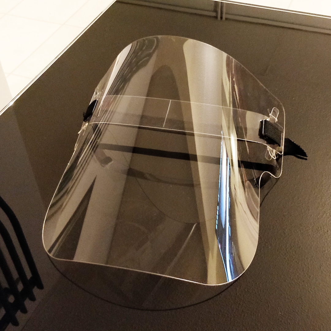 3 X Full Cover Face Shield Safety Visor Clear and Adjustable Made in UK ...