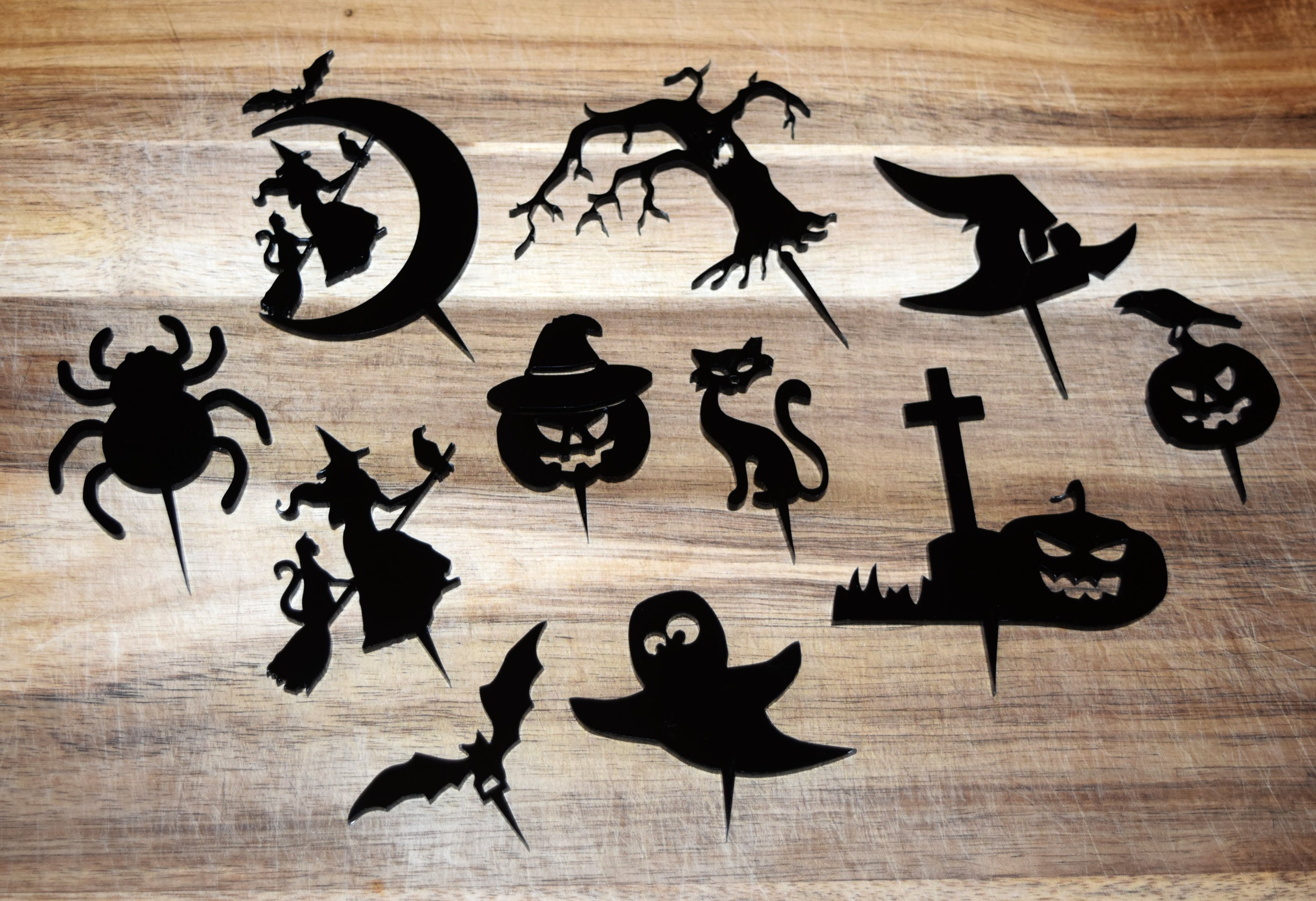 Halloween Cupcake Topper Set Cupcake Topper Halloween | Etsy