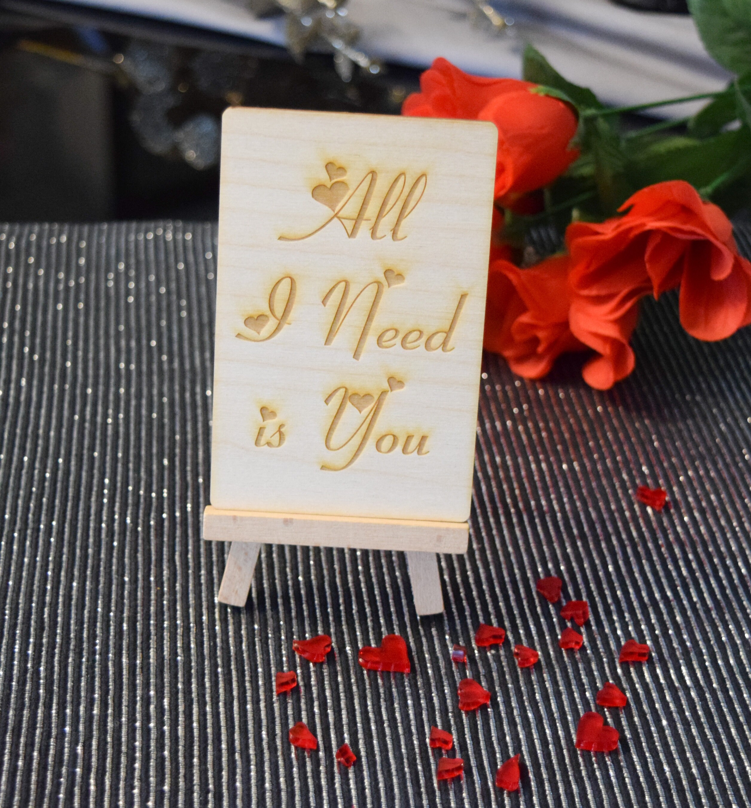 Personalised Engraved Valentine's Plaque Valentines Gift - Etsy UK