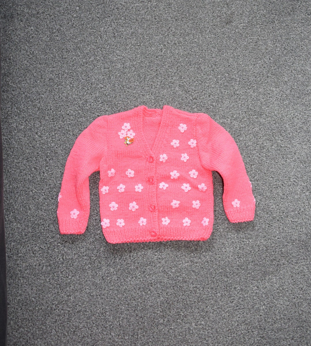 Hand Knitted Baby Cardigan, Baby Cardigan With Buttons, Baby Cardigan ...