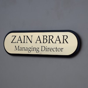 Custom Engraved Wall Sign, Executive Acrylic Wall Plate, Acrylic Wall ...