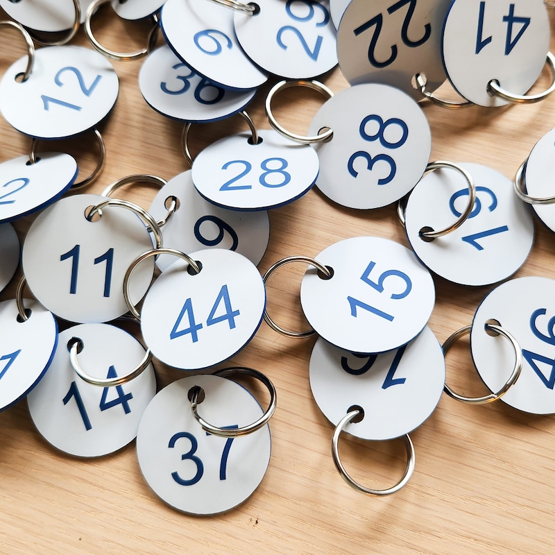 Number Tags - Etsy
