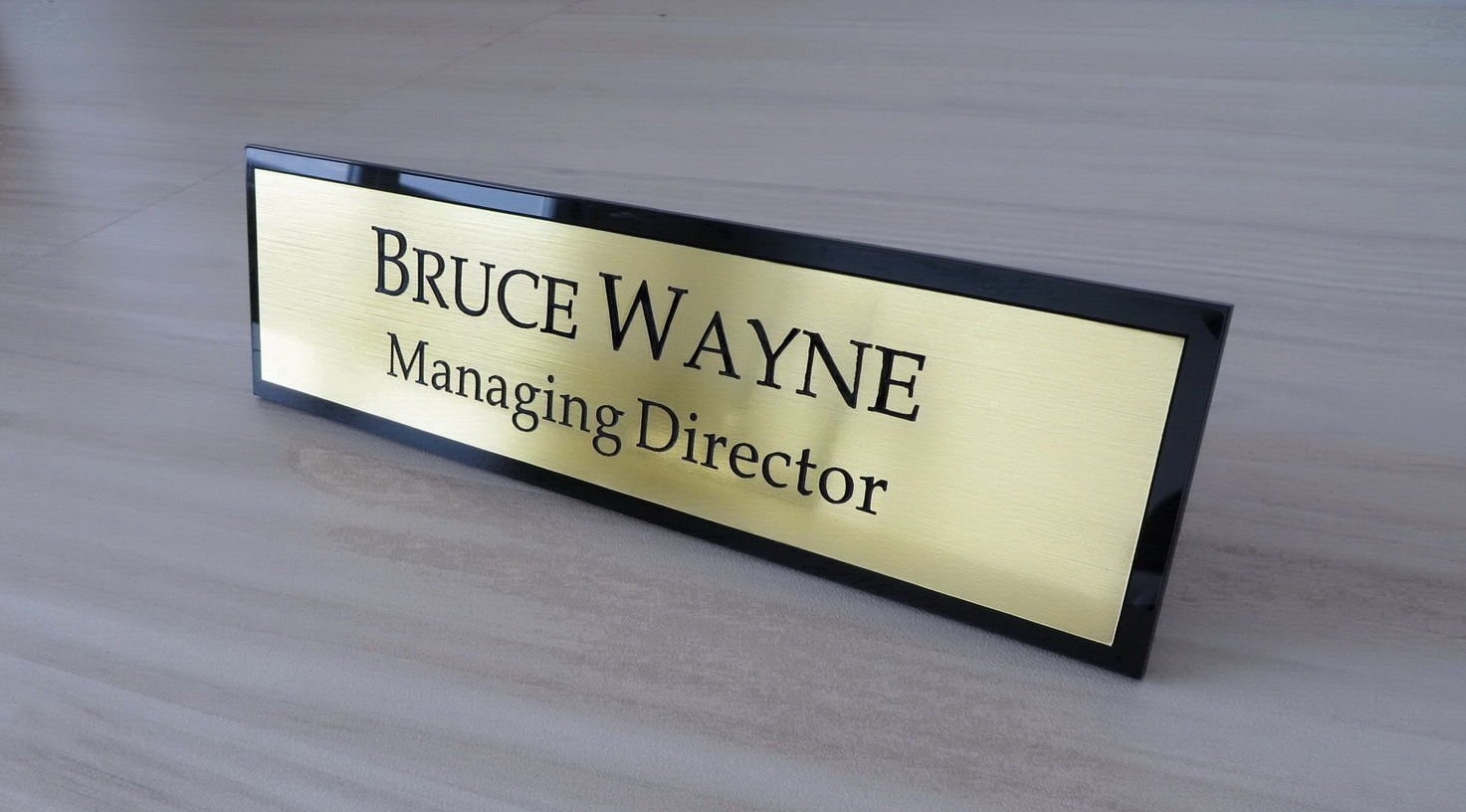 Desk Name Plate Custom Engraved Sign Personalised Desk Name - Etsy UK