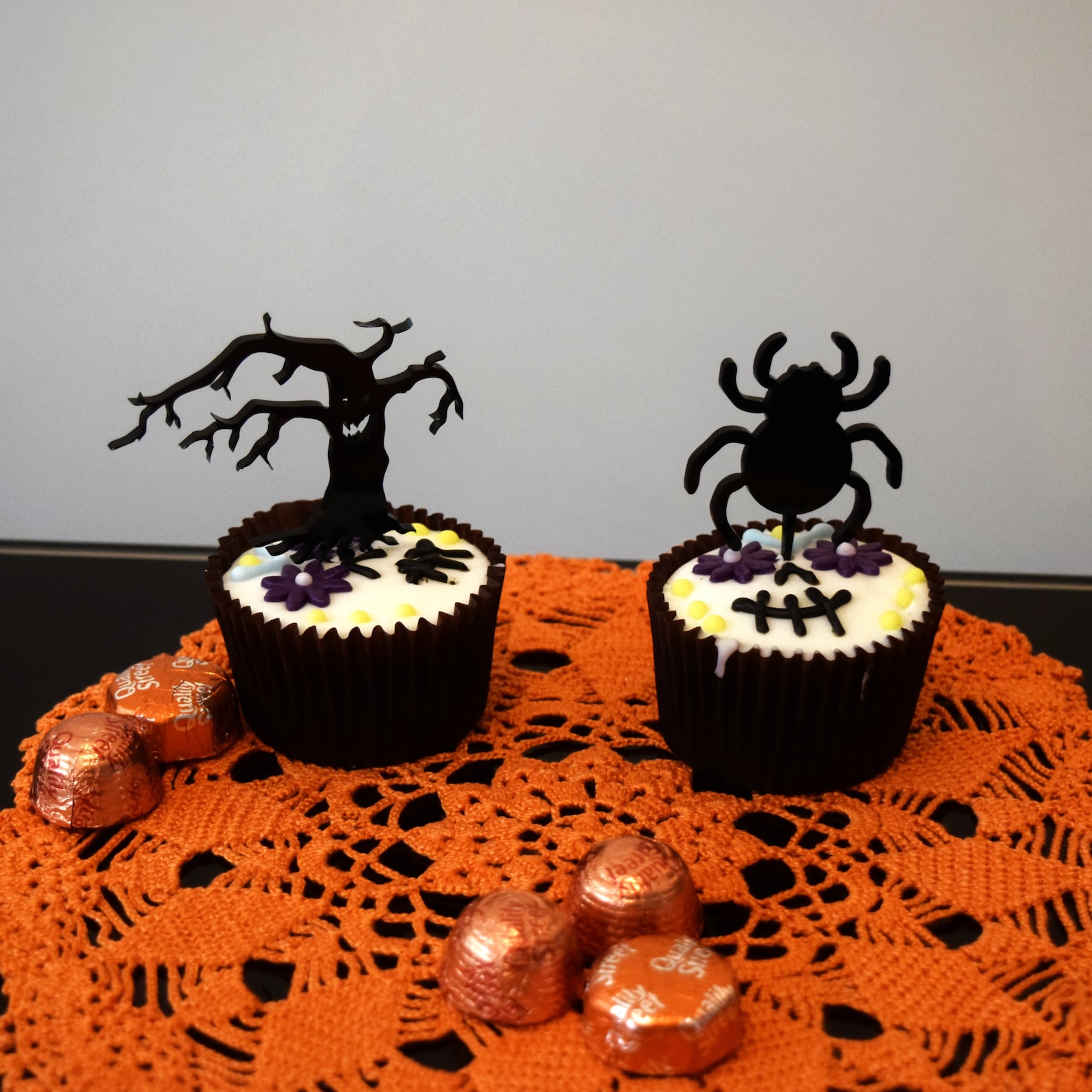 Halloween Cupcake Topper Set Cupcake Topper Halloween | Etsy