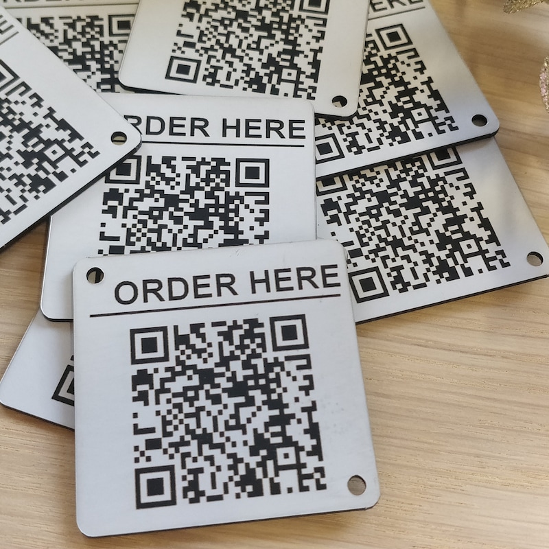 Qr Code Table Number - Etsy