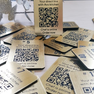 Custom Laser Engraved QR Code, Custom Discs, 60 X 40 Mm Rectangular ...