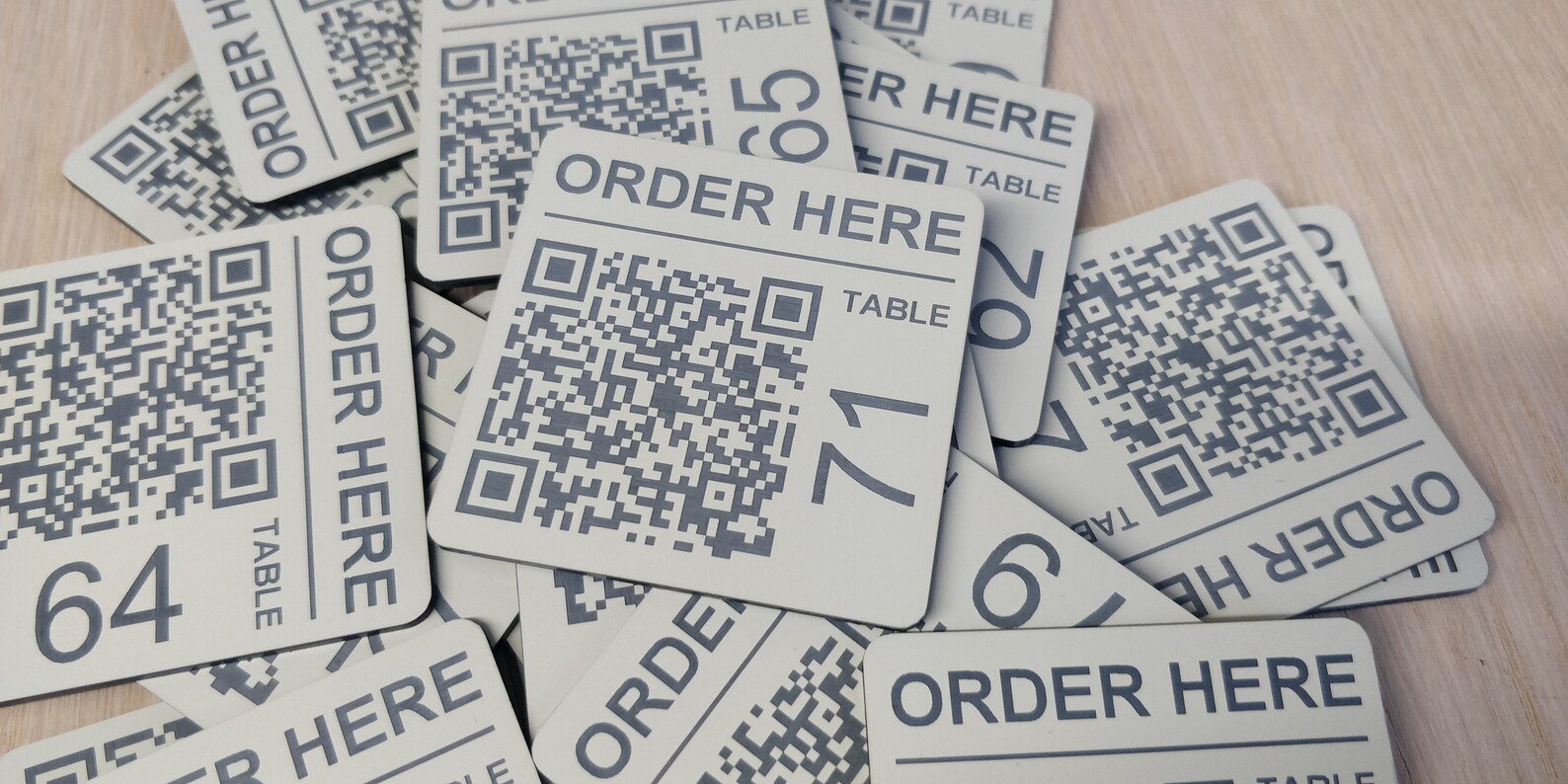 Laser Engraved QR Code Custom Discs 76 Mm 3 In Square - Etsy
