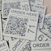 Laser Engraved QR Code Table Menu Discs - 76 Mm (3 In) Square - Etsy