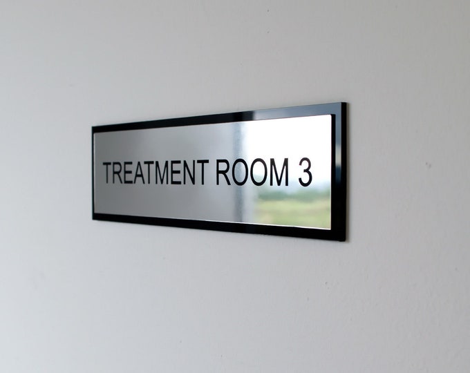 CUSTOM ENGAVED 2 X 8 Door Wall Name Plate With Holder - Etsy