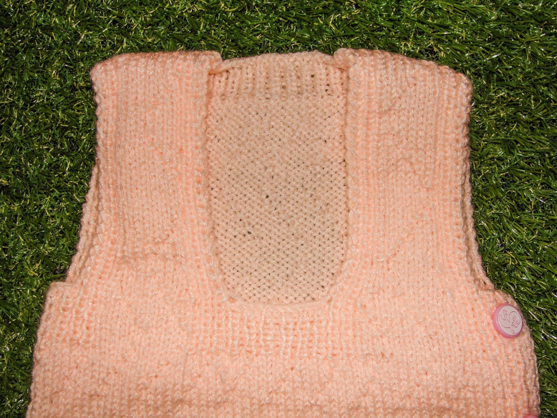 Newborn Baby Vest Hand Knitted Baby Sleeveless Sweater Baby | Etsy