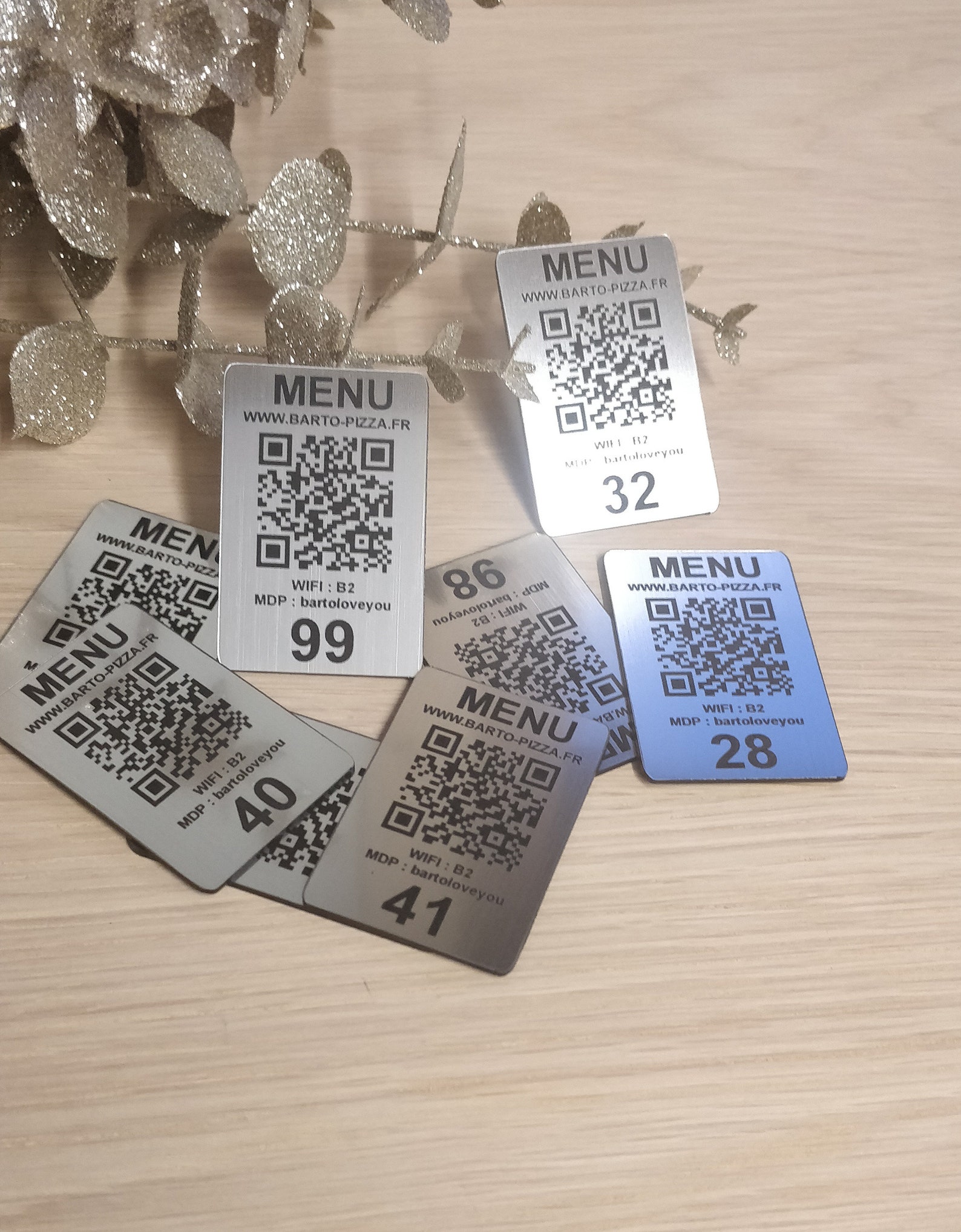 Custom Laser Engraved QR Code Custom Discs 60 X 40 Mm - Etsy