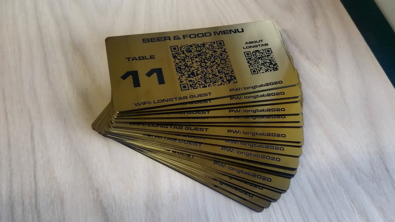 Plastic QR Plaque 10.5 Cm X 7.4 Cm Laser Engraved QR Tag With - Etsy