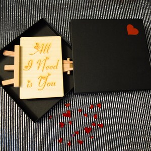 Personalised Engraved Valentine's Plaque, Valentines Gift for Her, Gift ...