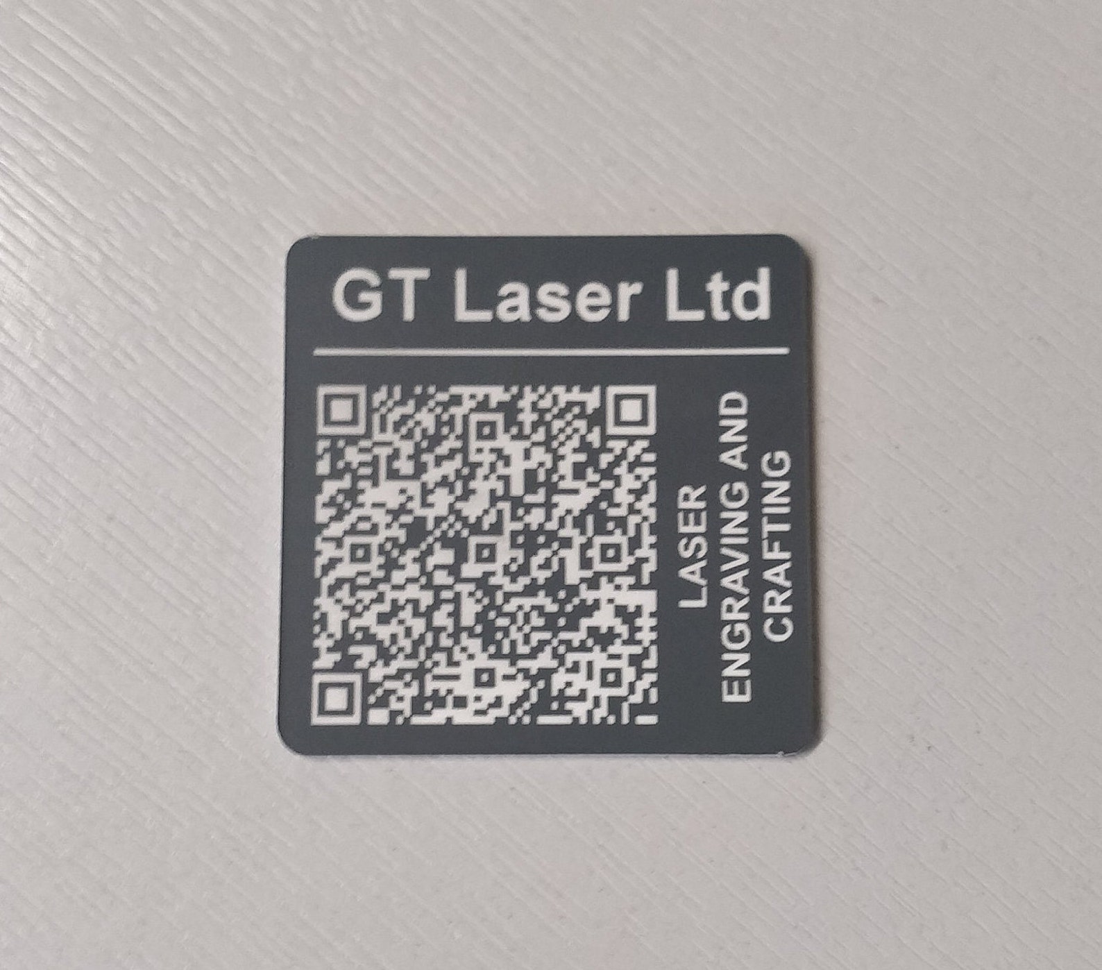 Laser Engraved QR Code Custom Discs 76 Mm 3 In Square - Etsy