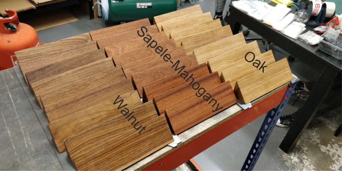 Personalised Double-sided Desk Name Plate Solid Wood Base - Etsy