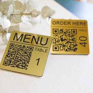 Laser Engraved QR Code Custom Discs 76 Mm 3 In Square | Etsy