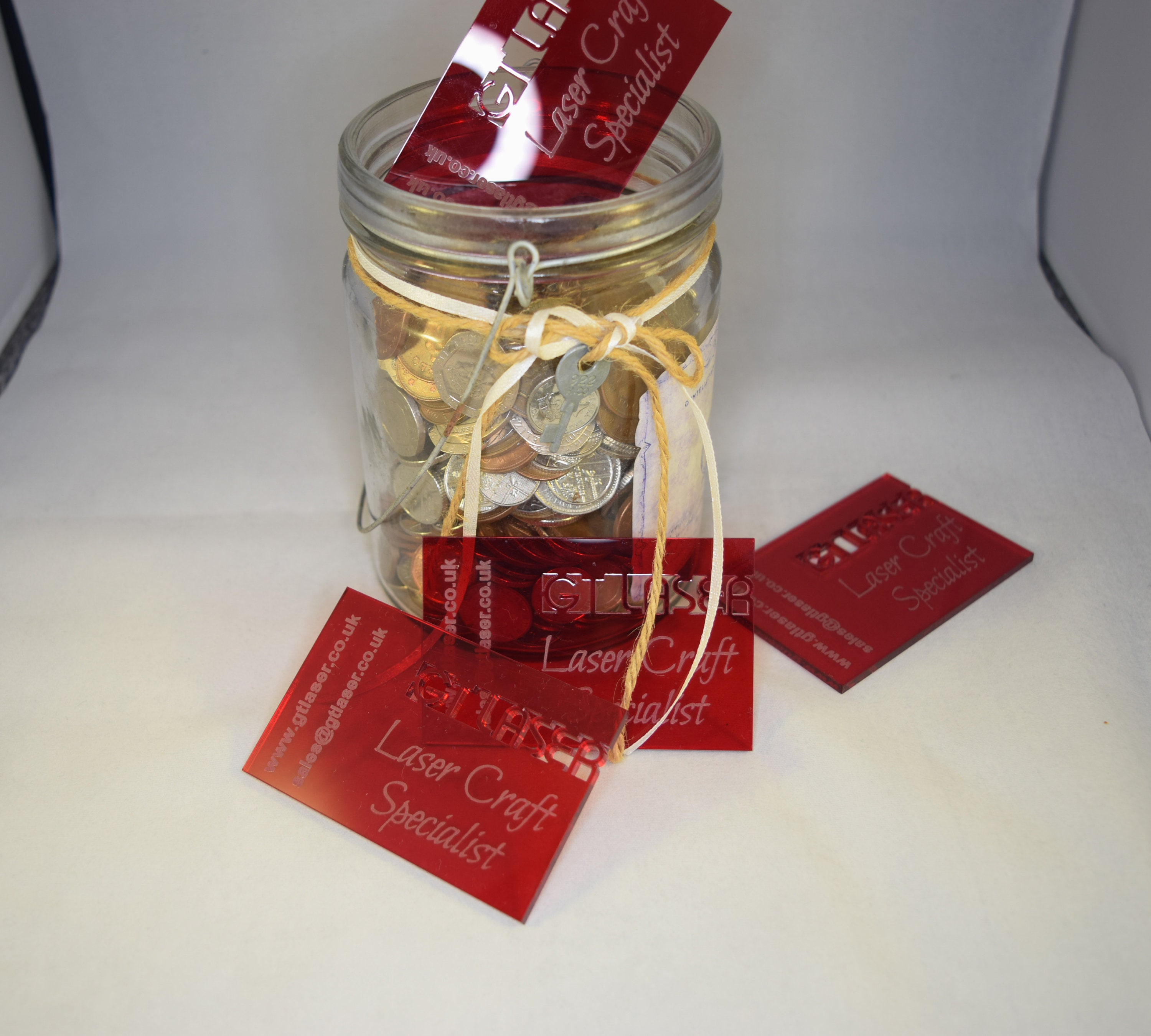 Custom Laser Engraved Acrylic Business Cards Personalised | Etsy