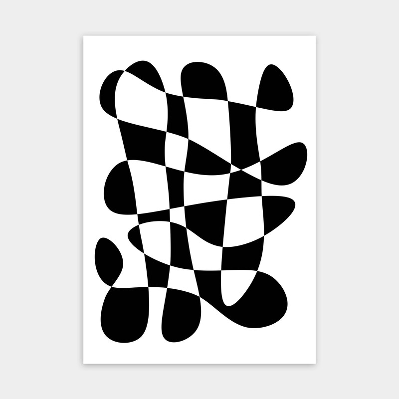 Checkered Print - Etsy