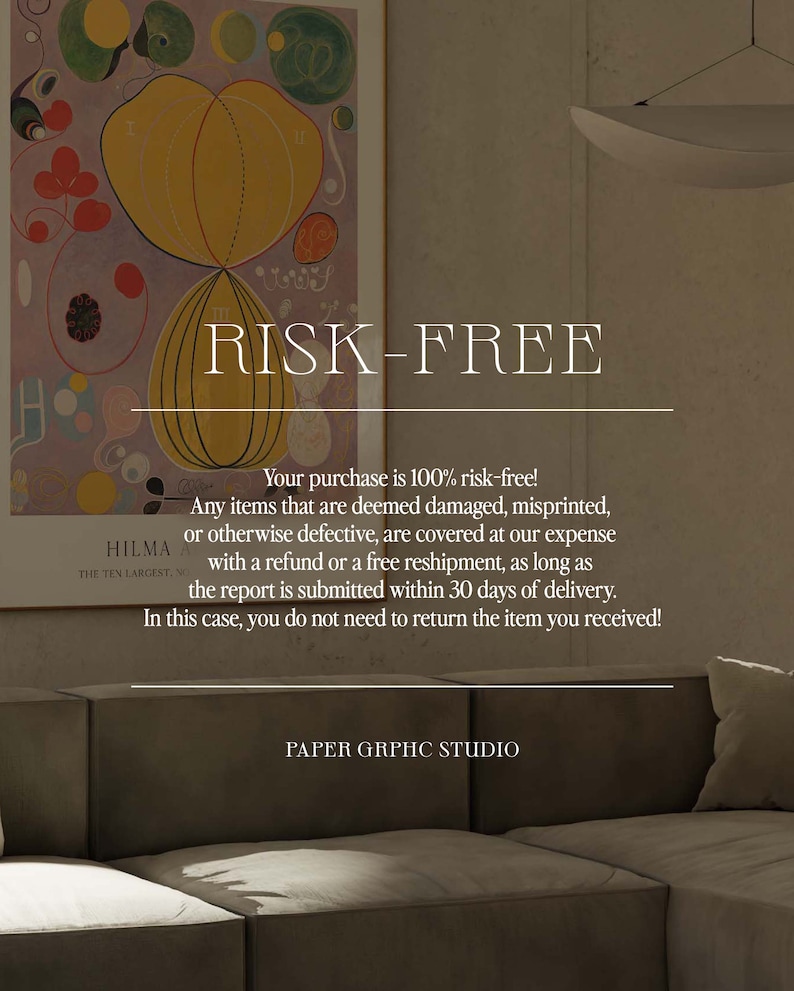 Hilma Af Klint Print the Ten Largest Adulthood Poster - Etsy