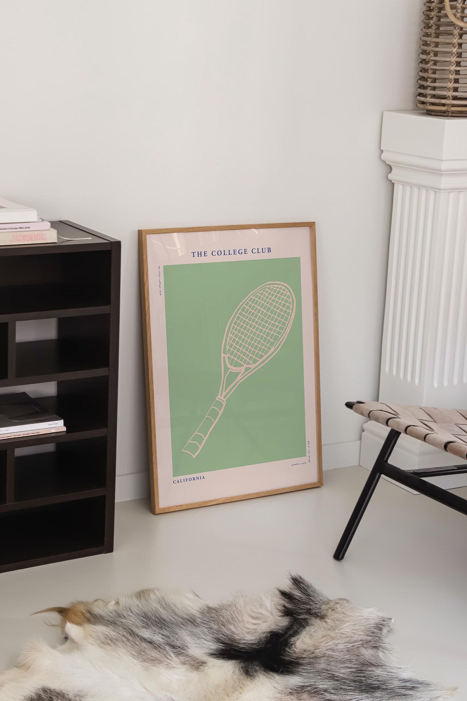 Tennis Racket Print Digital Download Printable Vintage Sports ...